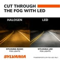 Sylvania H11 LED Fog Light Bulb, 6000K White Light, 2 Pack, Durable ...