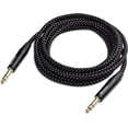 Cable Matters Premium Braided Balanced 1/4 Inch TRS Cable 10 ft (1/4 to ...