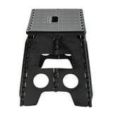 Mainstays One Step Folding Step Stool, Black Plastic - Walmart.com