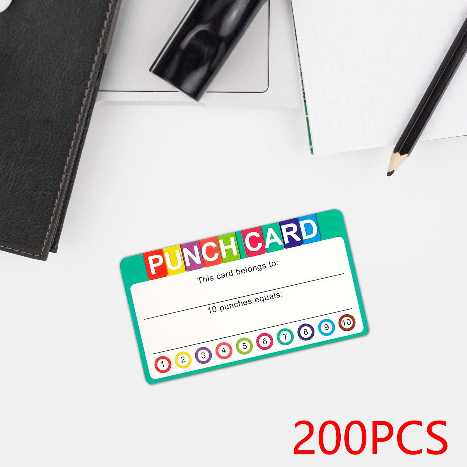 Tarjetas perforadas Baoblaze pegatinas de incentivo logros útiles de ...