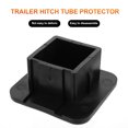 BESTYASH Flexible and Easy Install Black Hitch Tube Plug Keeps Trailer ...