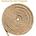 2 Pack Jute Rope 50 Feet x 5/16 Inch (8mm) Thick Natural Jute Twine ...