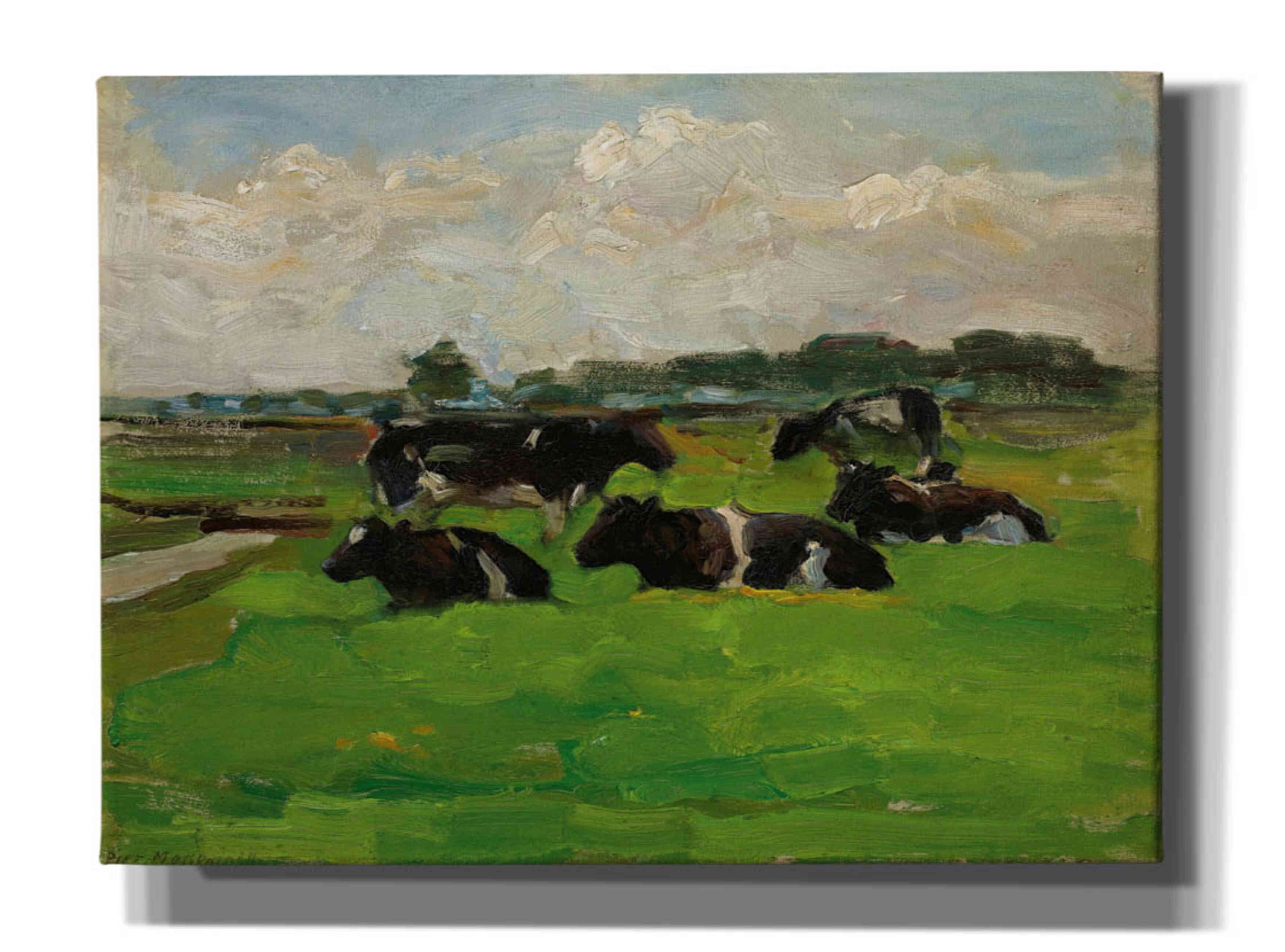 Epic Graffiti 'Landscape With Group Of Five Cows, 1901-02' by Piet ...