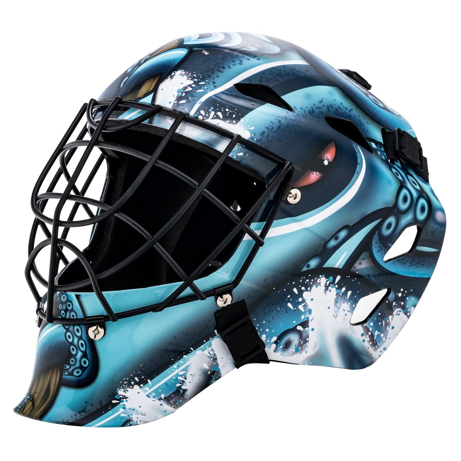 Click here for Franklin Sports Gfm 1500 Nhl Kraken Goalie Face Ma... prices