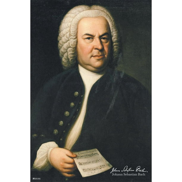Johann Sebastian Bach Classical Music Composer E. G. Haussmann Portrait ...