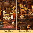 DIY Book Nook Kit Build Your Own Miniature Library with 3D Wooden ...