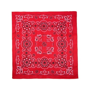Bandanas, Red/Blue Western, Pack of 12 - Walmart.com
