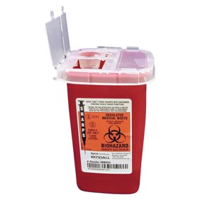 Kendall Sharps Container with Rotor Lid - 2 Gallon - Walmart.com