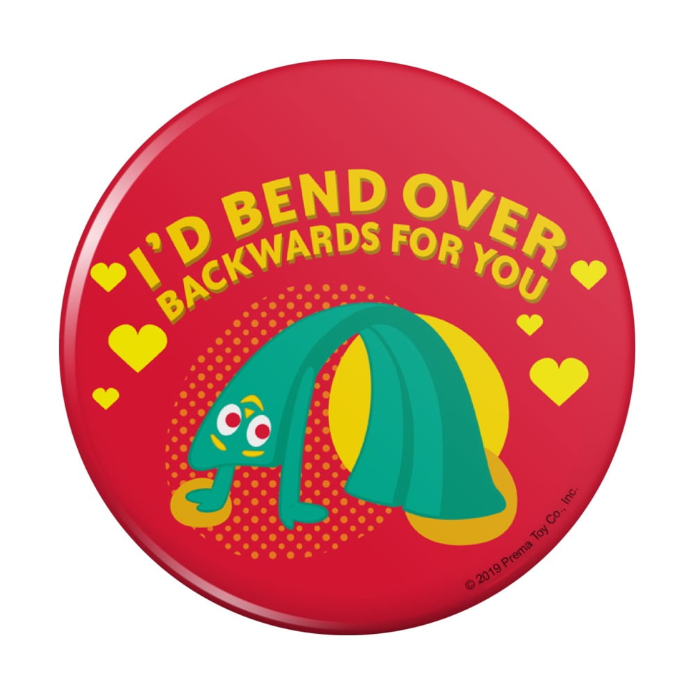Gumby Bend Over Backwards Love Valentine's Day Kitchen Refrigerator ...