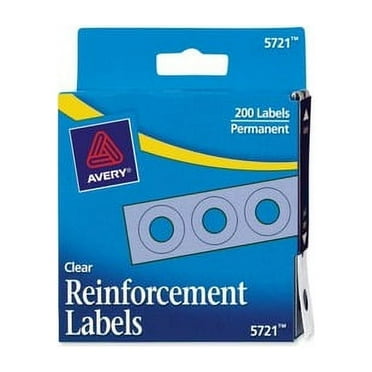 Avery Hole Reinforcements, White, 1000 Labels (5720) - Walmart.com