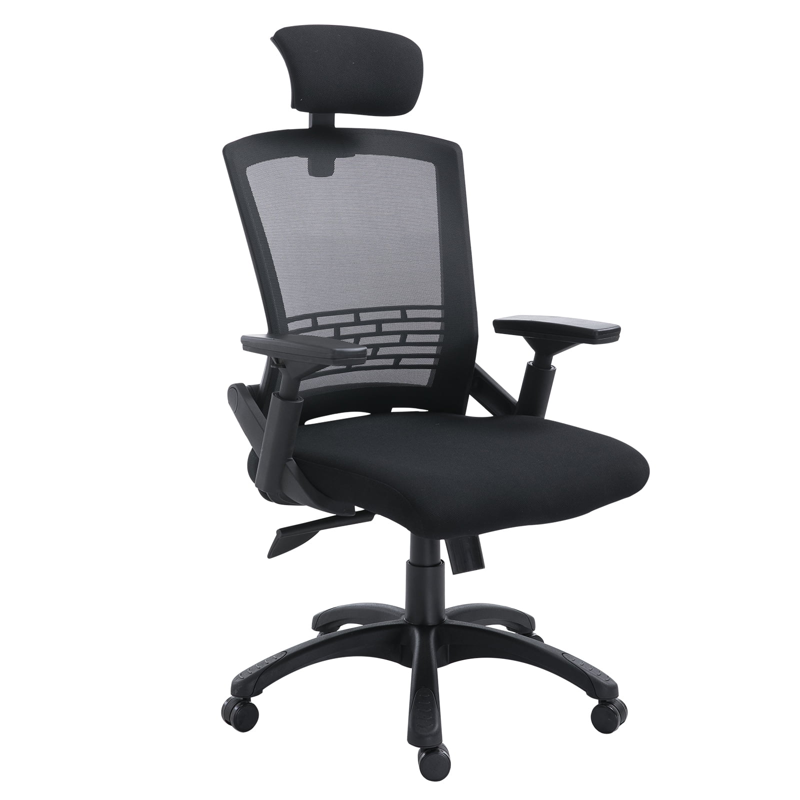 Ergonomic Mesh Task Office Chair High-back Adjustable 360° Rotating ...