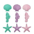 Sprinkle Deco Dessert Sprinkles & Decorations, Starfish & Shells, 12 ...