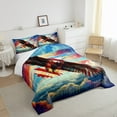 YST American Flag Eagle Twin Comforter Set,3D Eagle Bedding Set for ...