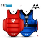 "RDX TKD Chest Guard MMA Body Protector – Reversible Blue/Red Rib ...