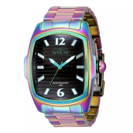 Invicta Men's Lupah 47mm Stainless Steel Quartz Watch, Iridescent ...