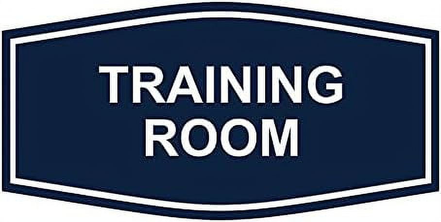 Fancy Training Room Sign (Navy Blue/White) - Large - Walmart.com