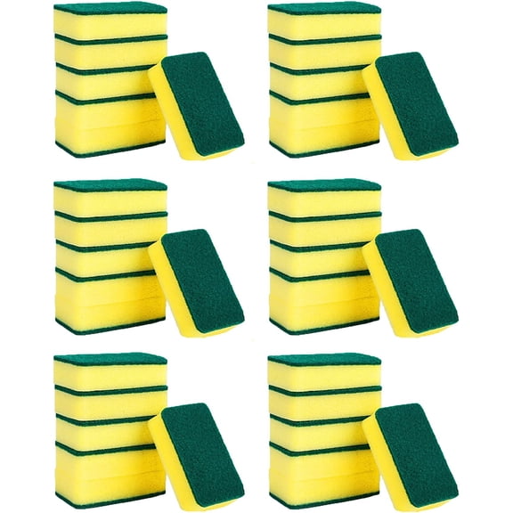 Kitchen Cleaning Sponges, Individually Wrapped Sponges,Bulk,Dishwashing ...