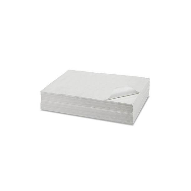 6" x 12" Butcher Paper White Disposable Wrapping or Smoking Meat - 100 ...