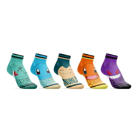 Pokemon Characters 6 Pack Ankle Socks | Walmart Canada
