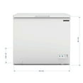 Frigidaire 7.0 Cu. ft. White Chest Freezer, EFRF7003, Removable Basket ...
