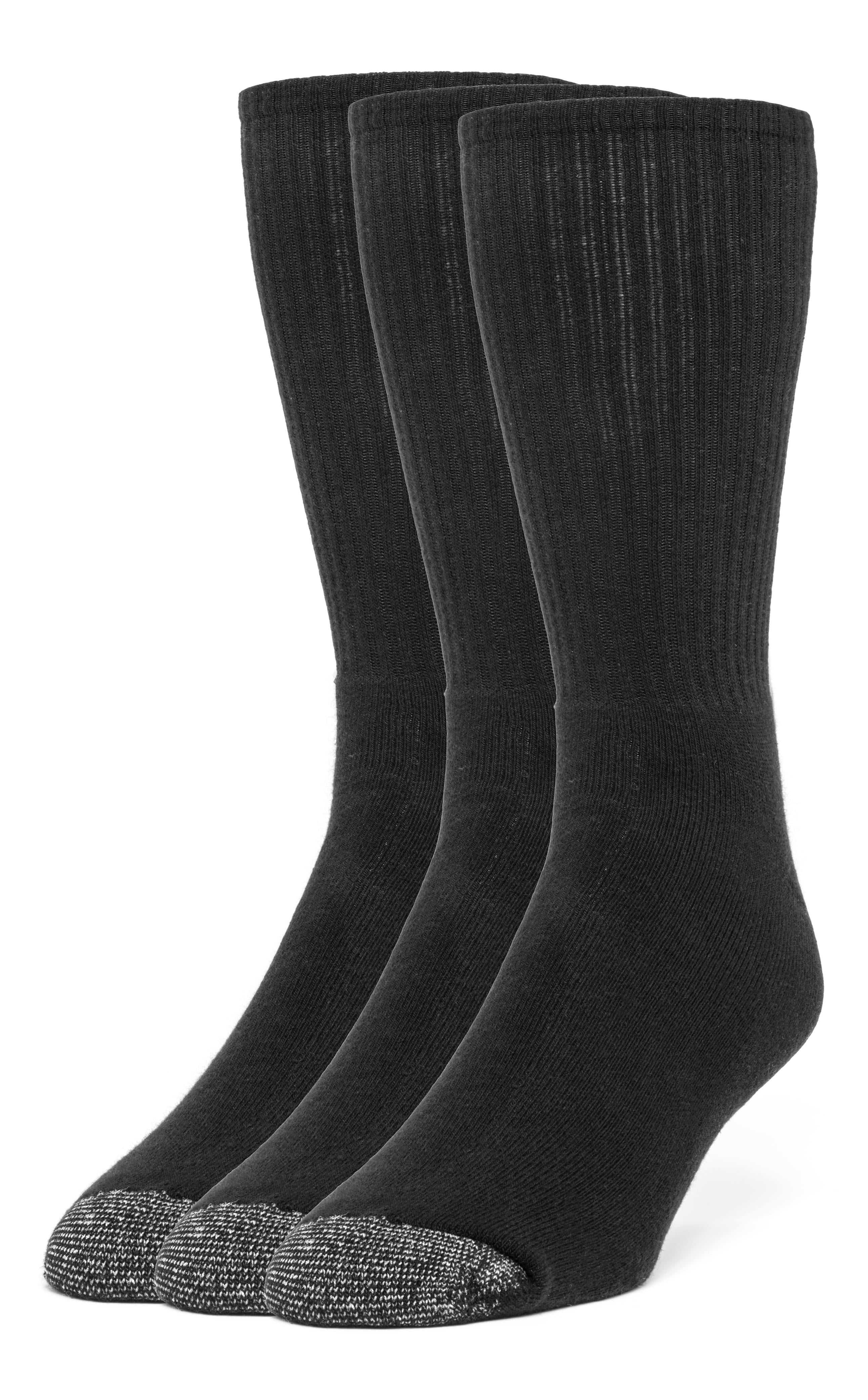 Galiva - Men's Cotton ExtraSoft Crew Cushion Socks - 3 Pairs - Walmart ...