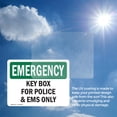 (2 Pack) Key Box For Police And EMS Only! OSHA Emergency Sign - Walmart.com