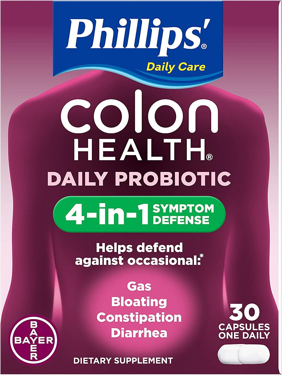 Phillips Colon Health Daily Probiotic Capsules, 30 ct - Walmart.com