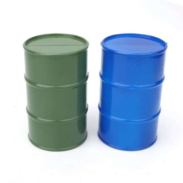 RC Crawler Decor, Metal Oil Drum RC Fuel Tank Container, 2PCS ...