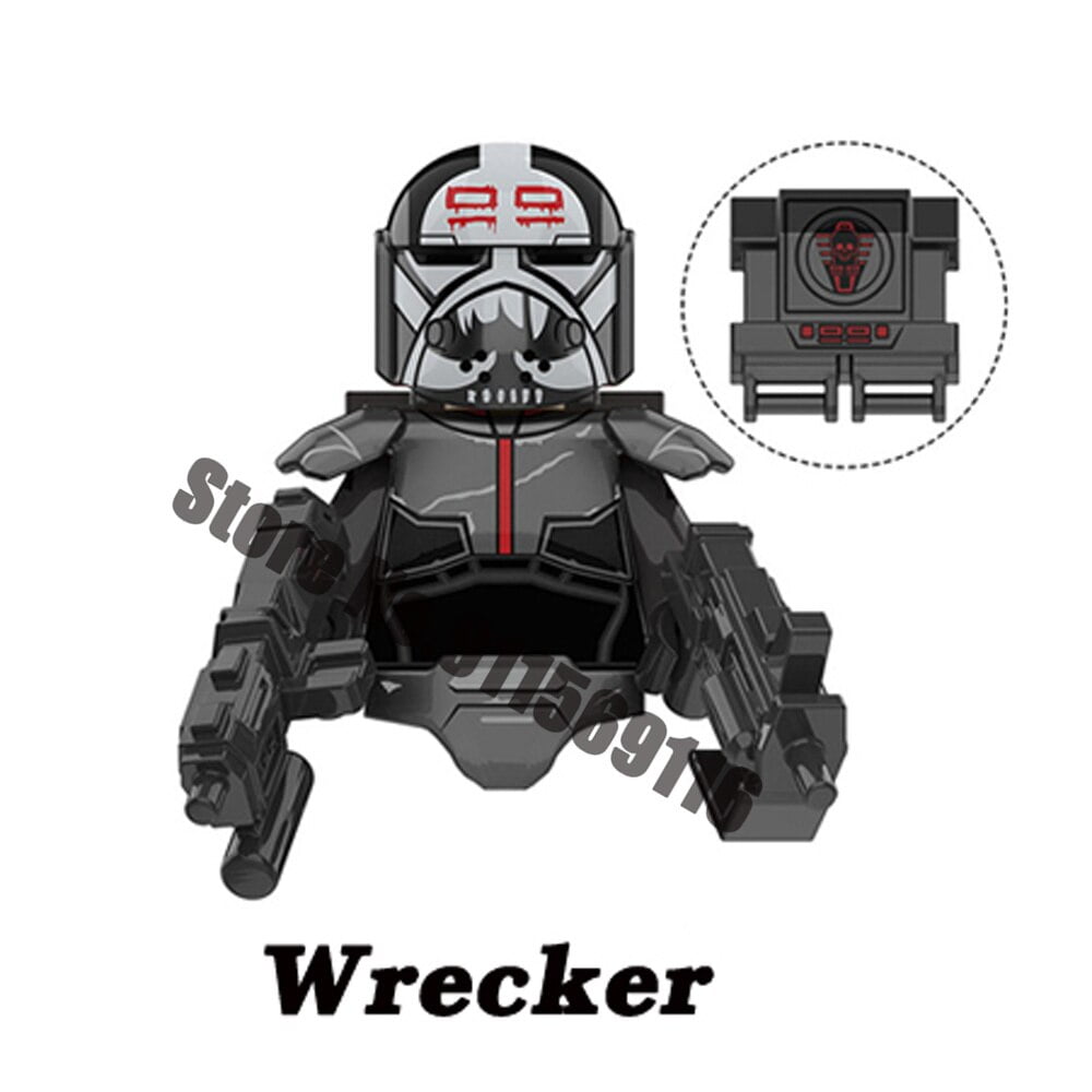 Republic Commando Clone 501st Troopers Building Blocks Force 99 Scorch ...