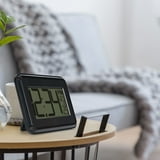 Mainstays 4.90" Digital Table and Wall Clock with 12-Hour Display and ...