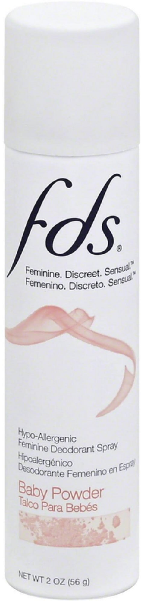 FDS Feminine Deodorant Spray, Baby Powder Scent 2 oz - Walmart.com