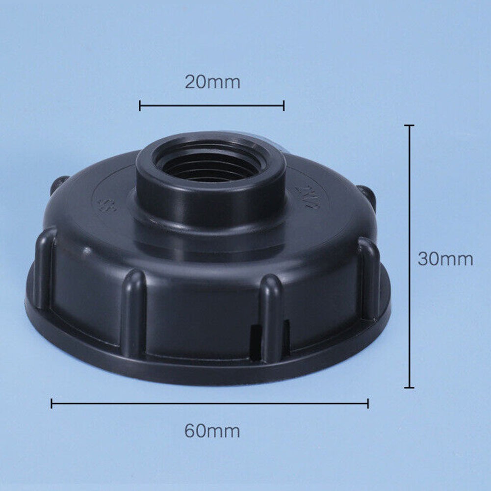 RANMEI 1 Inch IBC Container Cap 1/2 3/4 Female Thread Adapter Lid S60x6 ...