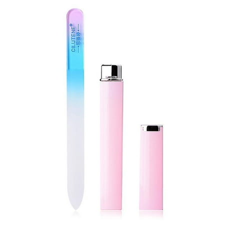 3 Pack Glass Nail File With Case, Crystal Fingernail Files Set For ...