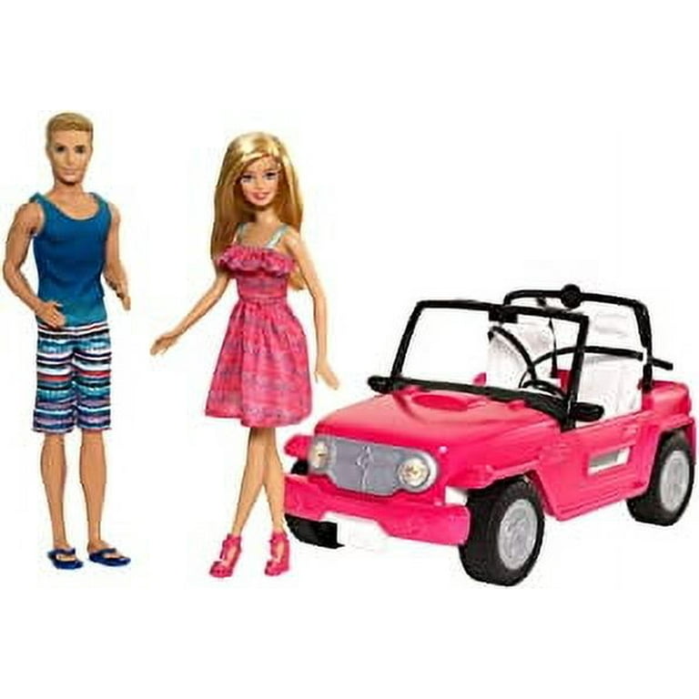 Free Shipping Barbie and Ken Doll Beach Cruiser Play Set Toy Walmart Walmart