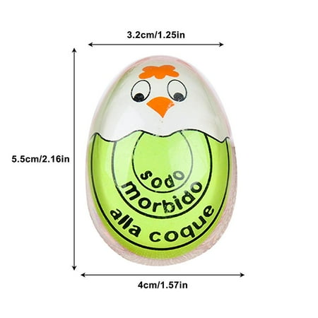 Kitchen Egg Timer Perfect Boiled Egg Indicator Soft-Boiled Display Egg ...