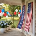 4th of July Bunting Flag, Independence Day Patriotic Decorations, Red ...