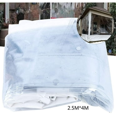 Miumaeov 8*16FT Commercial Waterproof PVC Clear Awning Canopy Curtain ...