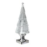 Ganz Lighted LED Shimmer Silver Tree - Walmart.com