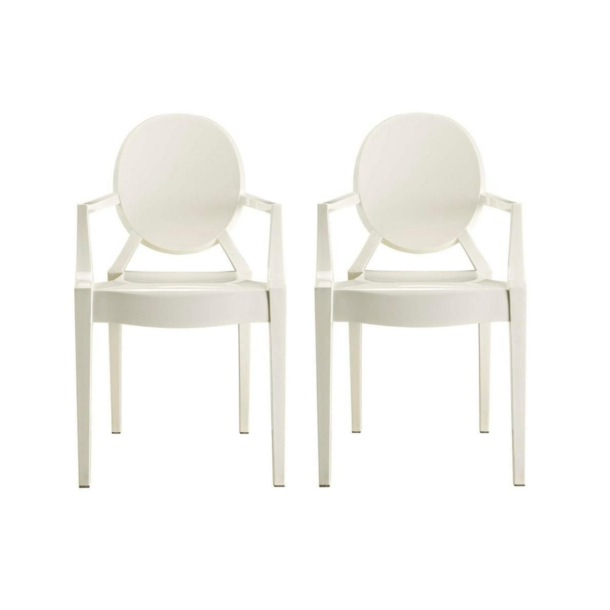 Click here for Heavenly Collection White Plastic Arm Chair prices