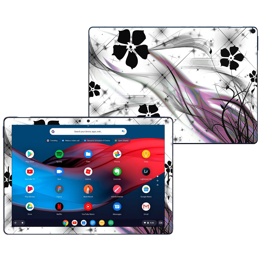 Skin Decal Wrap Compatible With Google Pixel Slate 12.3" (2018) Sticker ...