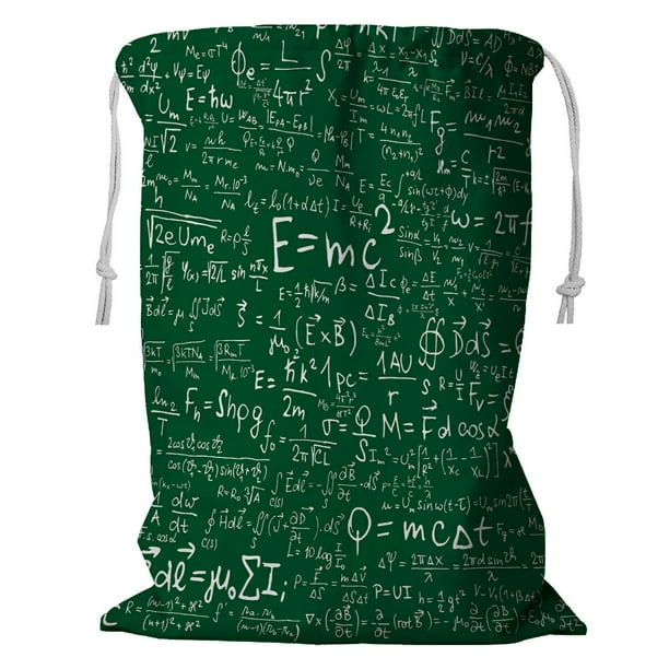 EREHome Blackboard with physical equations and formulas Storage Basket Laundry Bag with ...