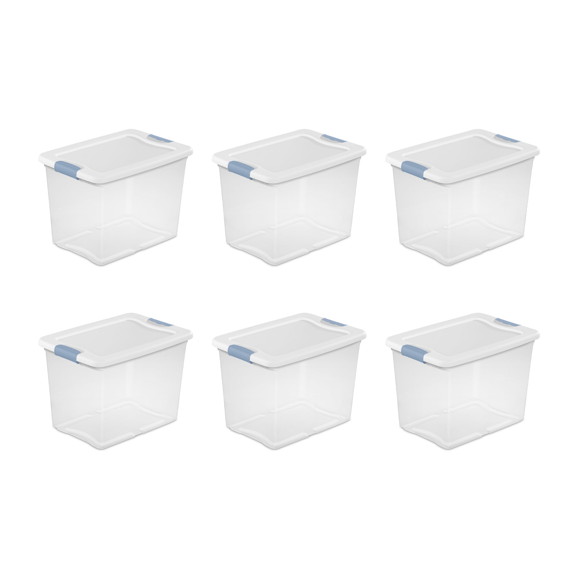 Click here for Sterilite 25 Qt Plastic Clear Storage Tote W/ Secu... prices