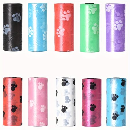 10 Rolls/150pcs Puppy Poop Bags Dog Garbage Bags For Outdoor Walking ...