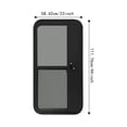 LiHUiee 23*44in RV Camper Teardrop Trailer Door, RV Camper Teardrop ...