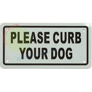 Please Keep Dogs off Grass Red Sign - Walmart.com