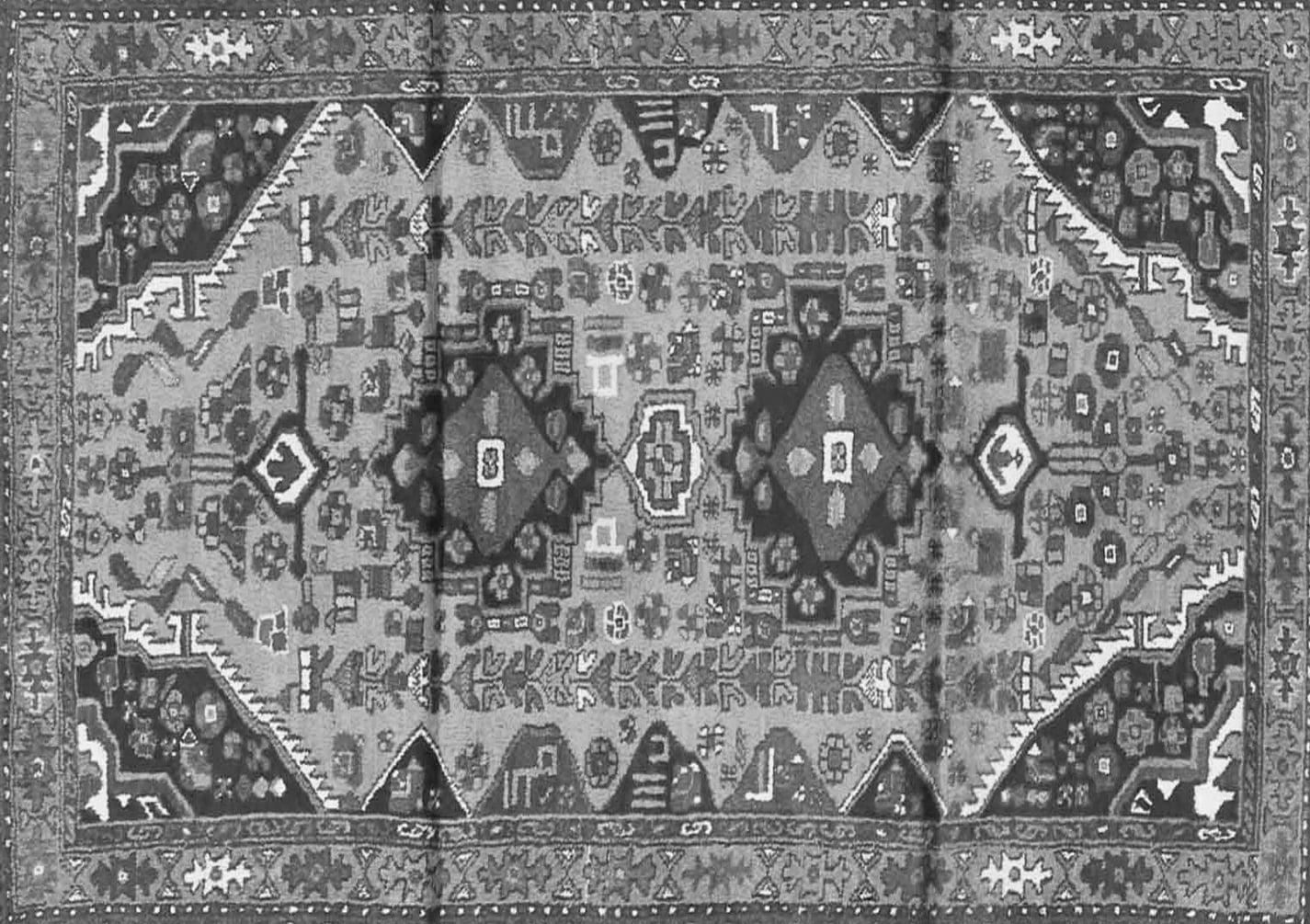 Ahgly Company Indoor Rectangle Persian Gray Traditional Area Rugs, 2' x ...