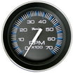 Faria 32904 Euro Tachometer (6000 RPM) Gas - 4", White - Walmart.com