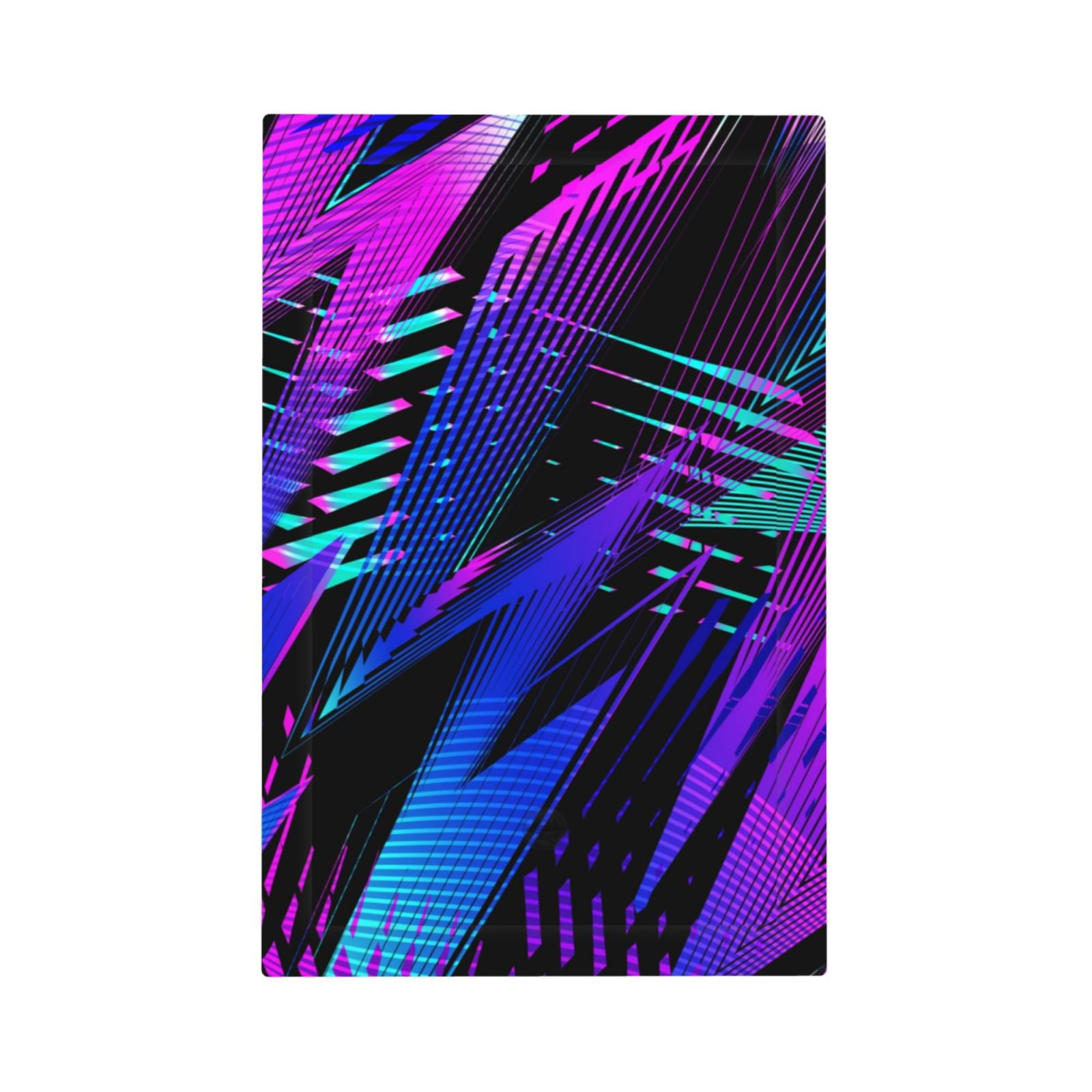 DouZhe 1-Gang Blank Wallplate, Cyberpunk Purple Texture Decorative Wall ...