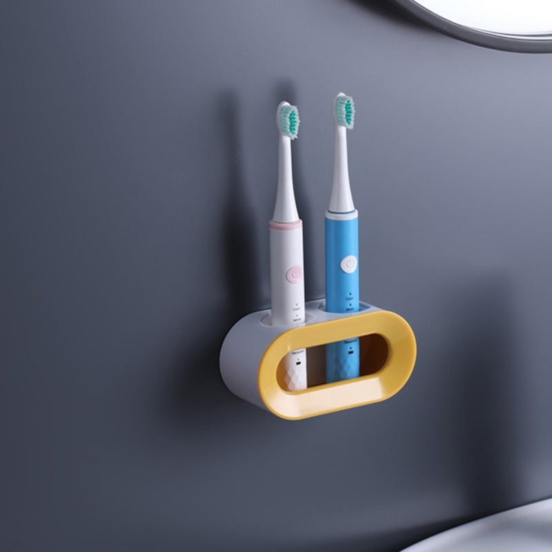 Electric Toothbrush Holder Punching Free Wall-mounted Storage Shelf ...