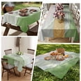 Bohemian Beach Waves Grass Green Gradient Table Cloth 54x54in ...